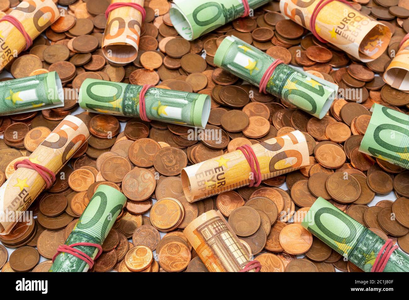Rolls Euro Coins High Resolution Stock Photography and Images - Alamy