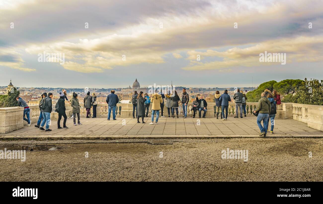 Monte pincio rome hi-res stock photography and images - Alamy