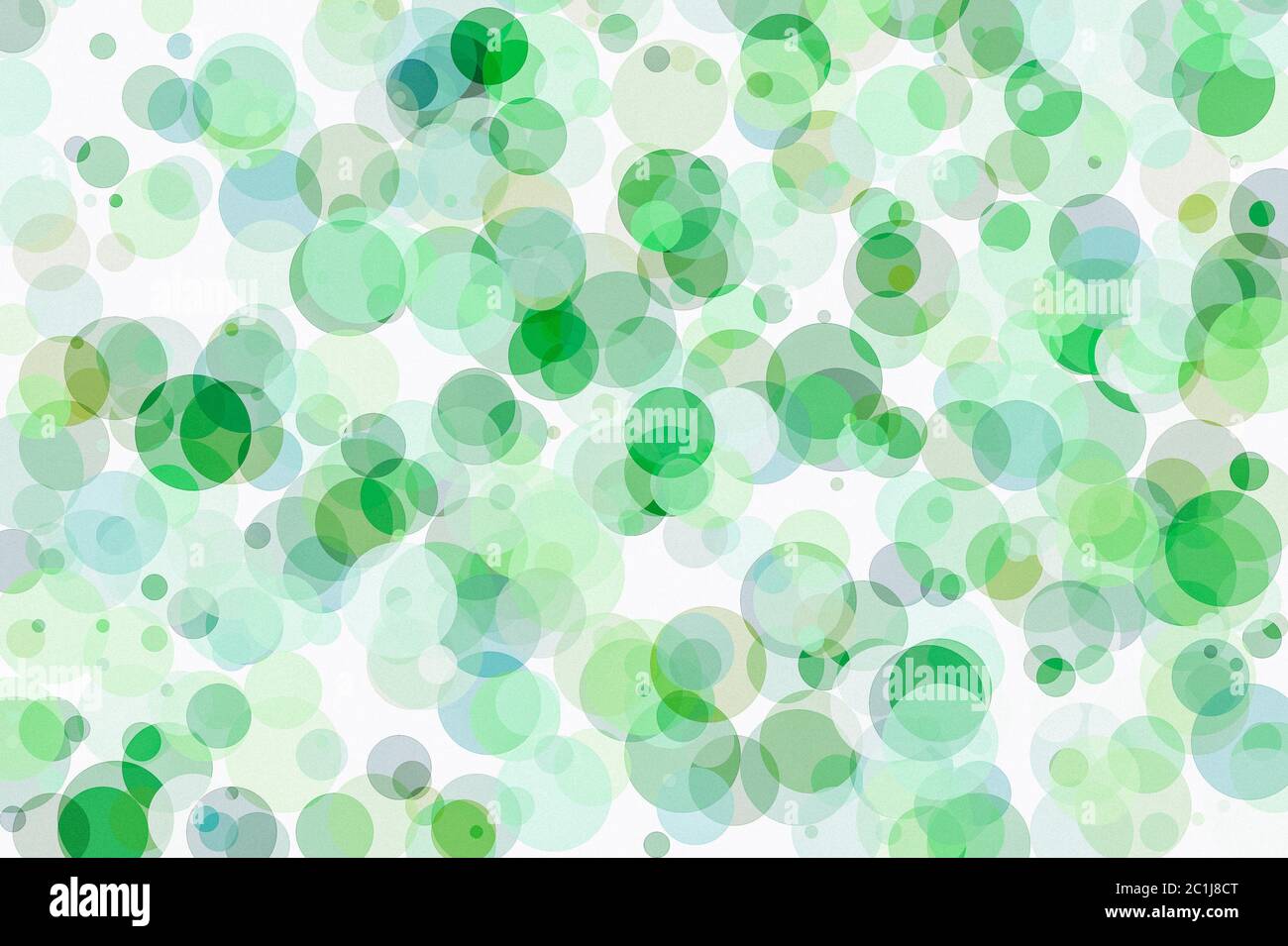 textured abstract green circles illustration background Stock Photo - Alamy