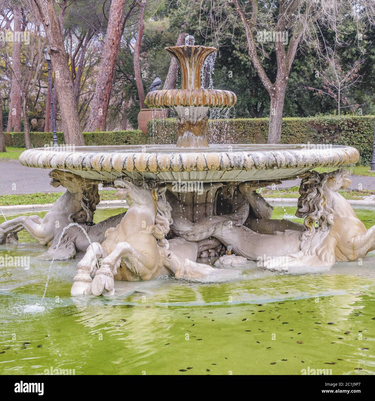 Villa borghese park rome hi-res stock photography and images - Alamy