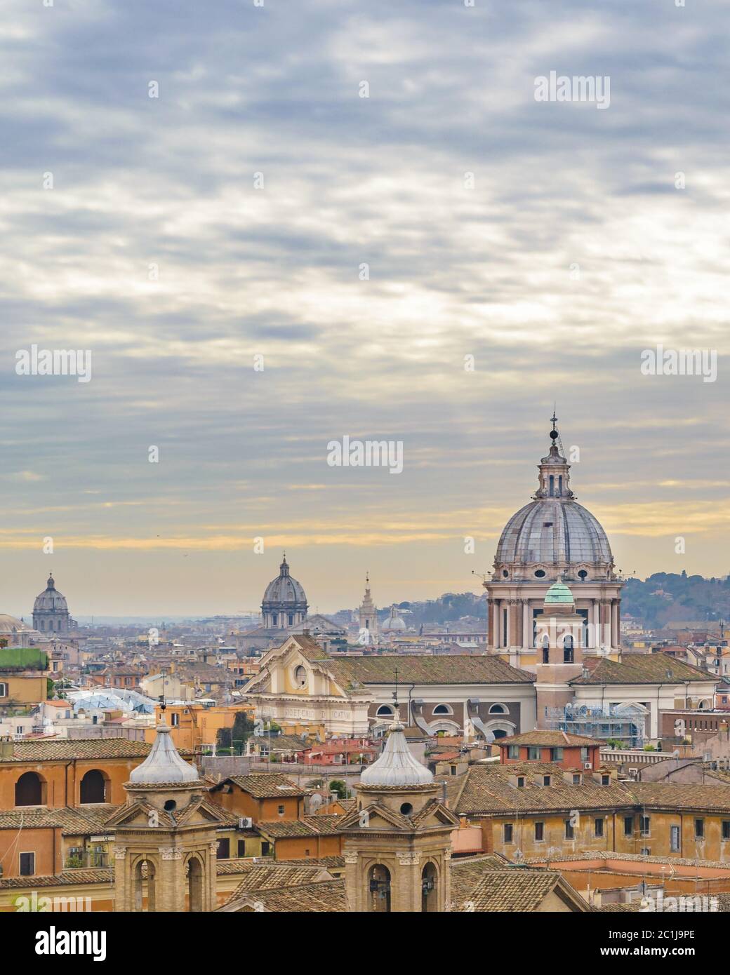 Rome cityscape aerial hi-res stock photography and images - Alamy
