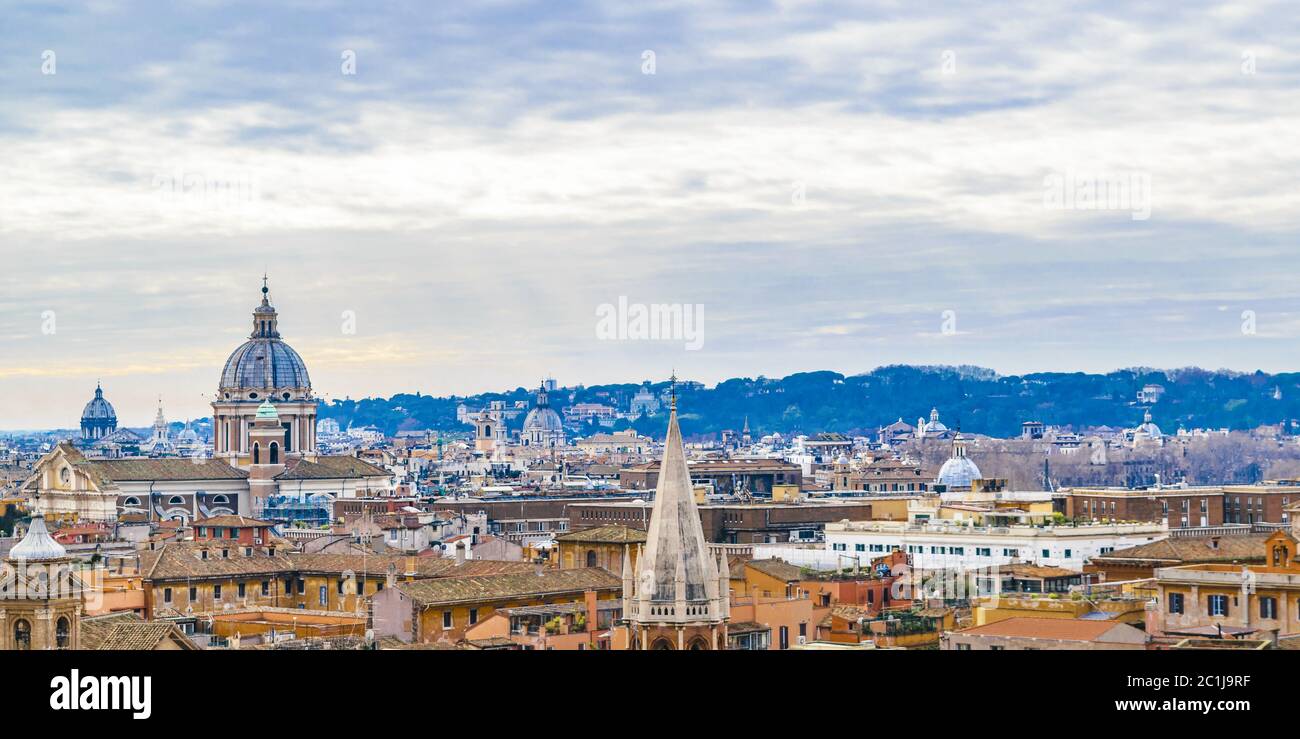 View rome from monte pincio hi-res stock photography and images - Alamy