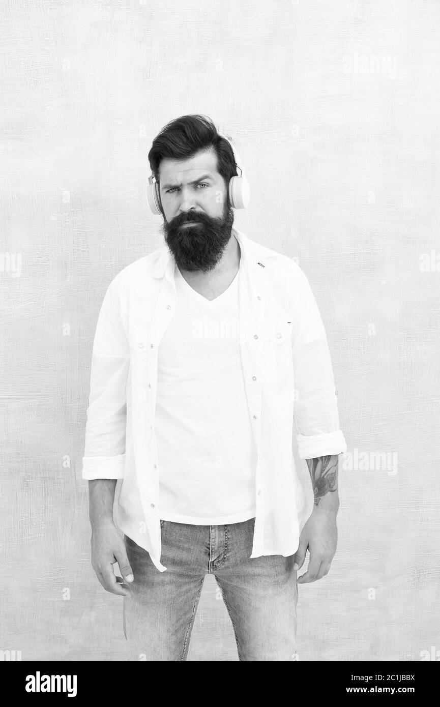 Dj music concept in Black and White Stock Photos & Images - Alamy