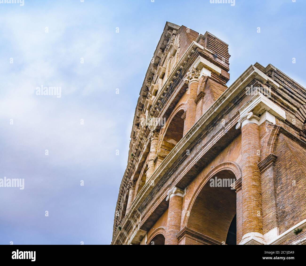Coliseum Exterior View, Rome Stock Photo - Alamy