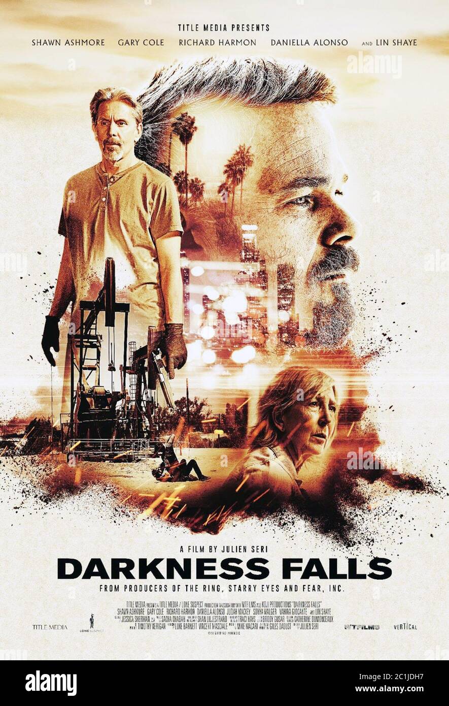 DARKNESS FALLS, US poster, from left: Shawn Ashmore, Gary Cole, Sonya ...