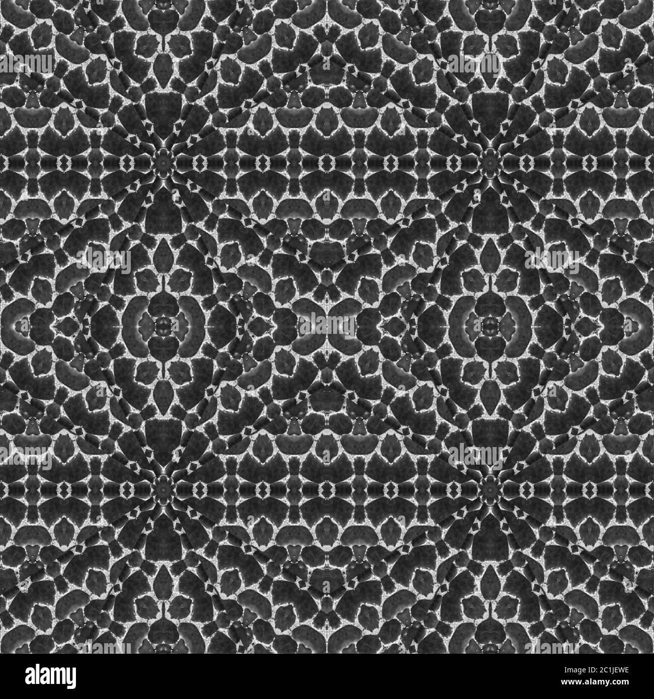 Dark Stone Motif Seamless Pattern Mosaic Stock Photo - Alamy