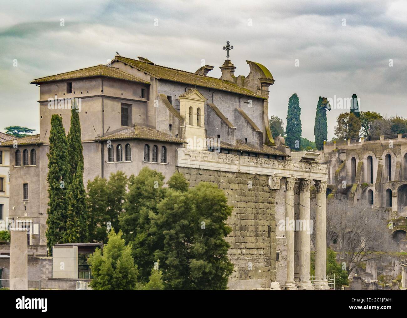 August Forum Rome Italy Stock Photo - Alamy