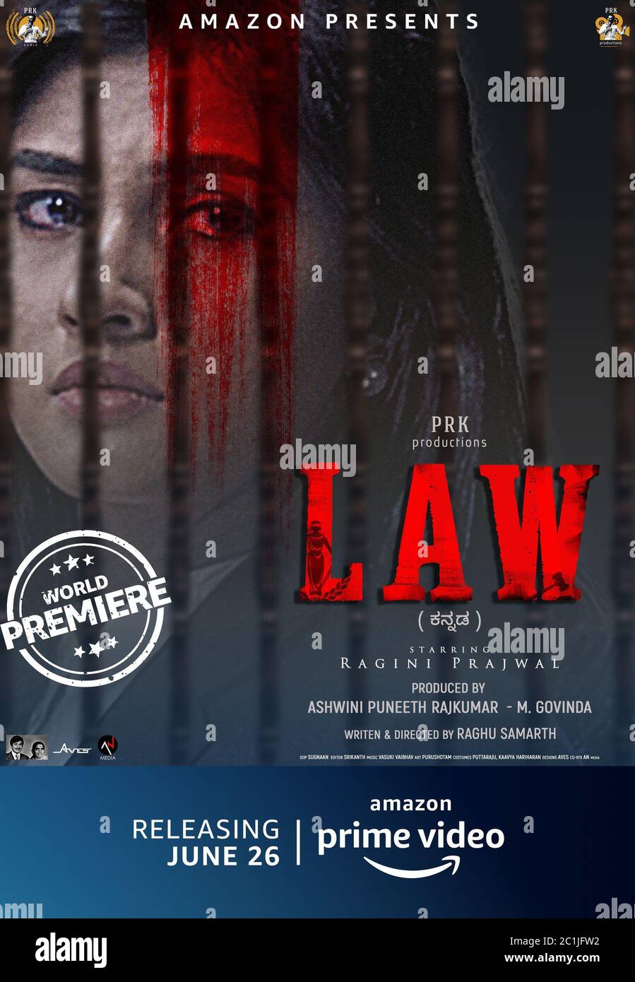 LAW, poster, Ragini Prajwal, 2020. © Amazon / Courtesy Everett ...