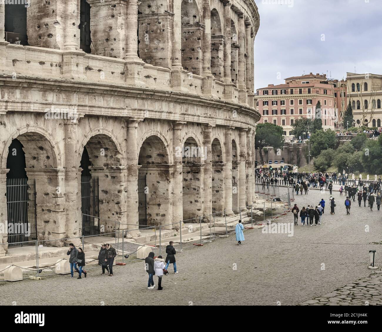 Coliseum Exterior View, Rome Stock Photo - Alamy
