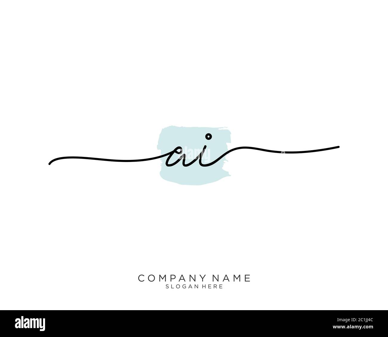 Letter ai logo Cut Out Stock Images & Pictures - Alamy