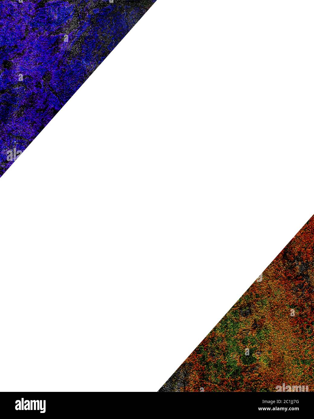 White Frame with Textured Diagonal Borders Stock Photo - Alamy