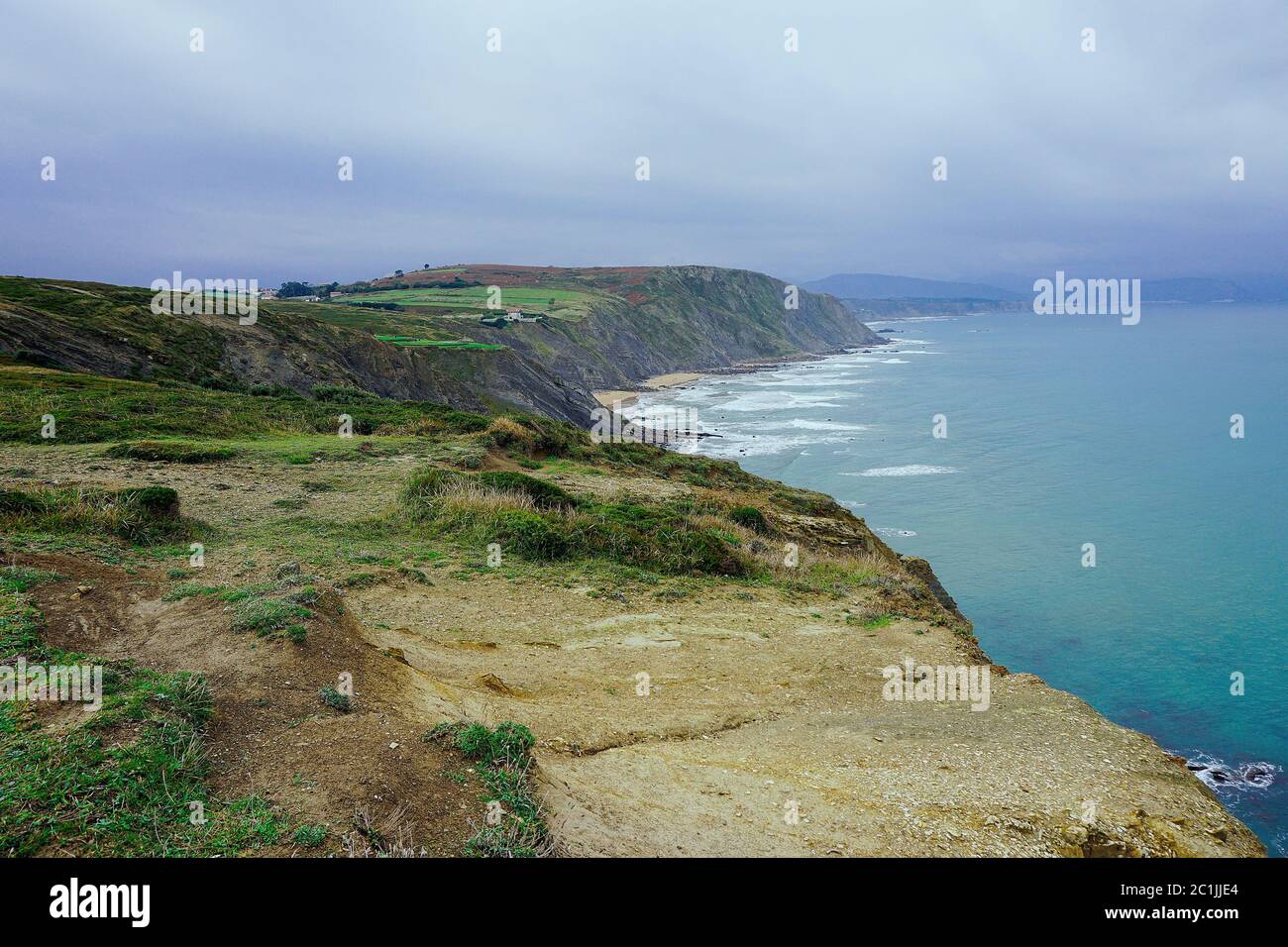 cliff in the coast Stock Photo - Alamy