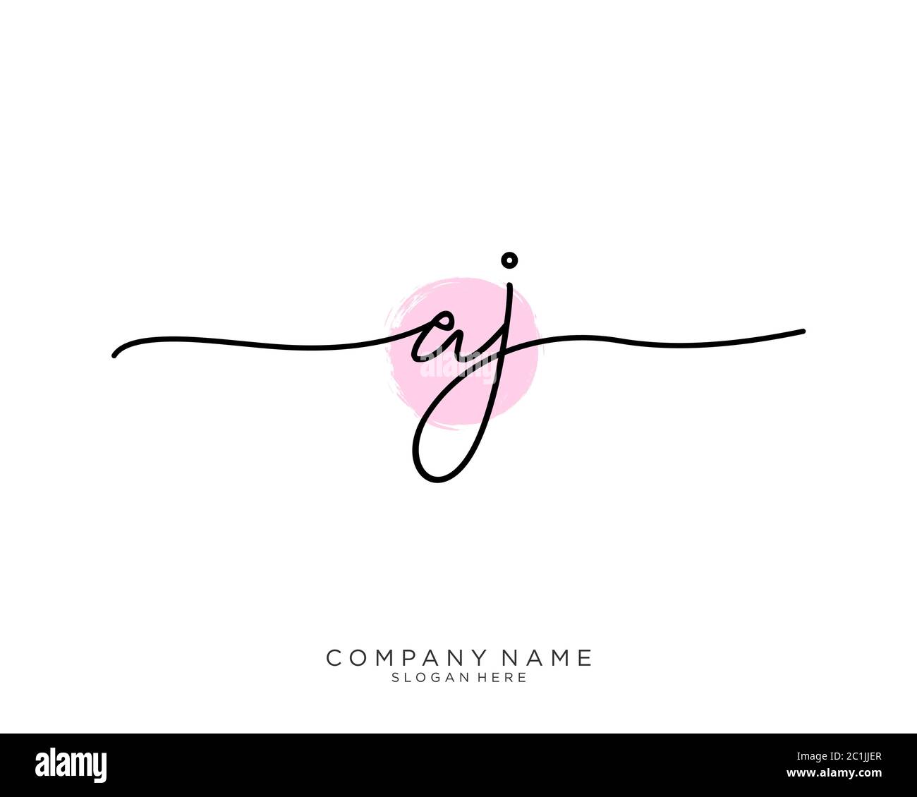 Aj initials logo hi-res stock photography and images - Alamy