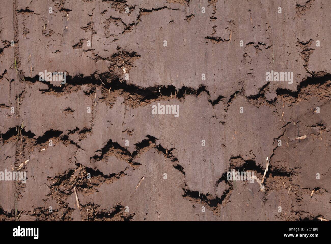 Flat ground texture. Preparation of land for construction Stock Photo ...