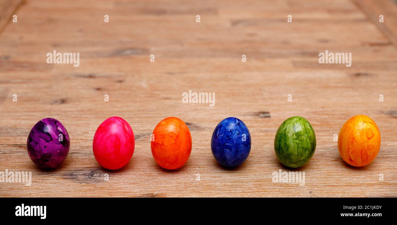 Colorful eggs for Easter Stock Photo - Alamy