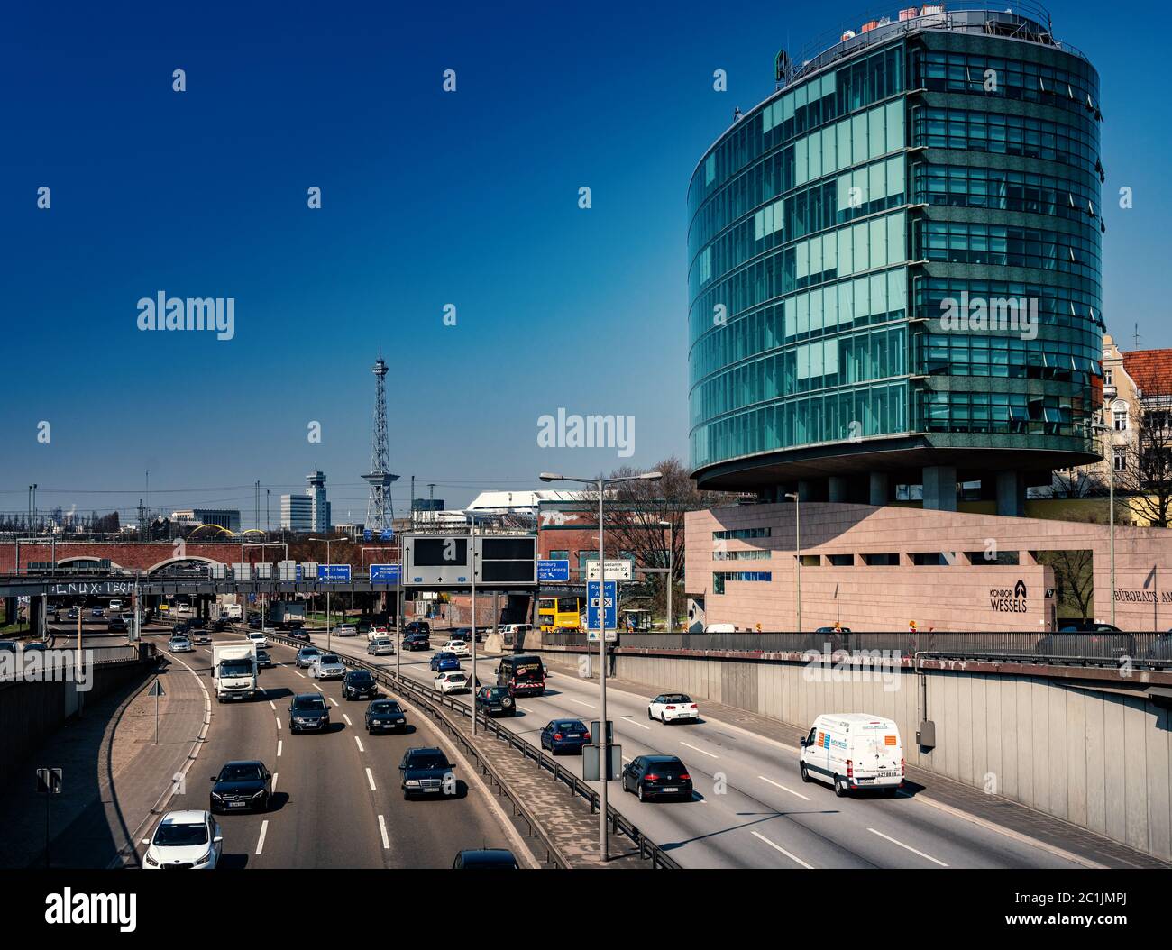 Office building Berlin Halensee Stock Photo - Alamy