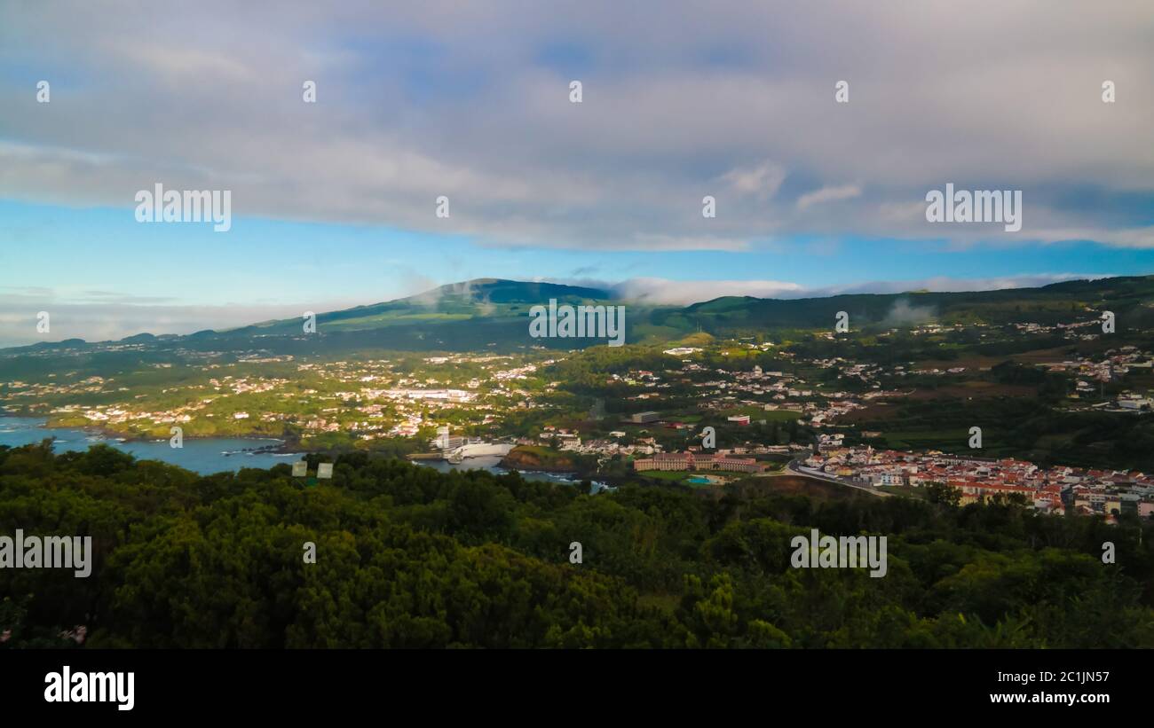 Azores pico aerial hi-res stock photography and images - Alamy