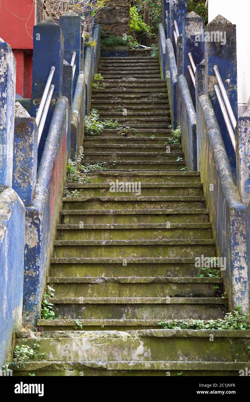 stairs structure in the street Stock Photo - Alamy