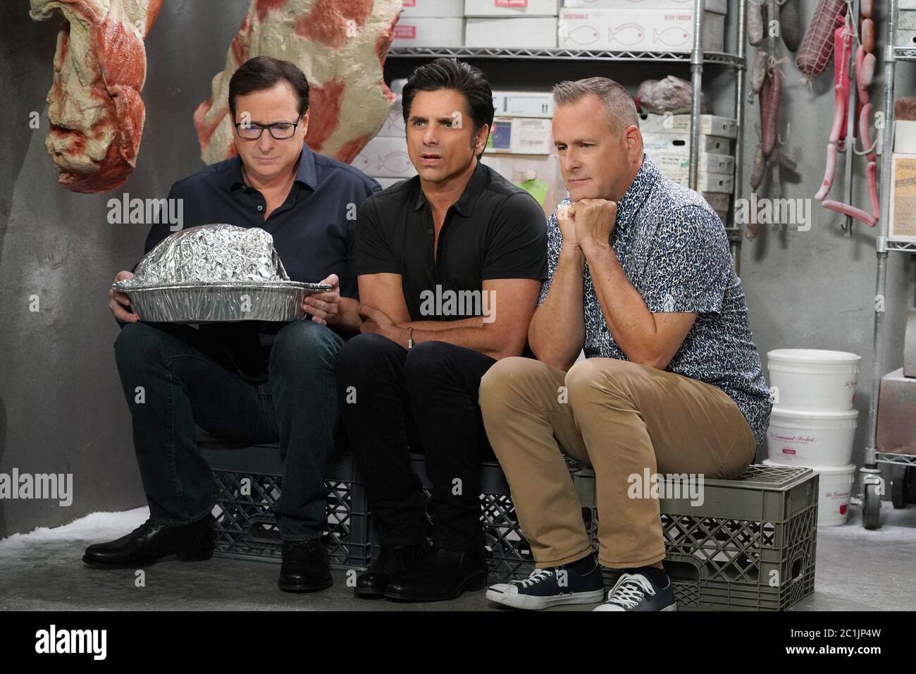 FULLER HOUSE, from left: Bob Saget, John Stamos, Dave Coulier, Cold ...