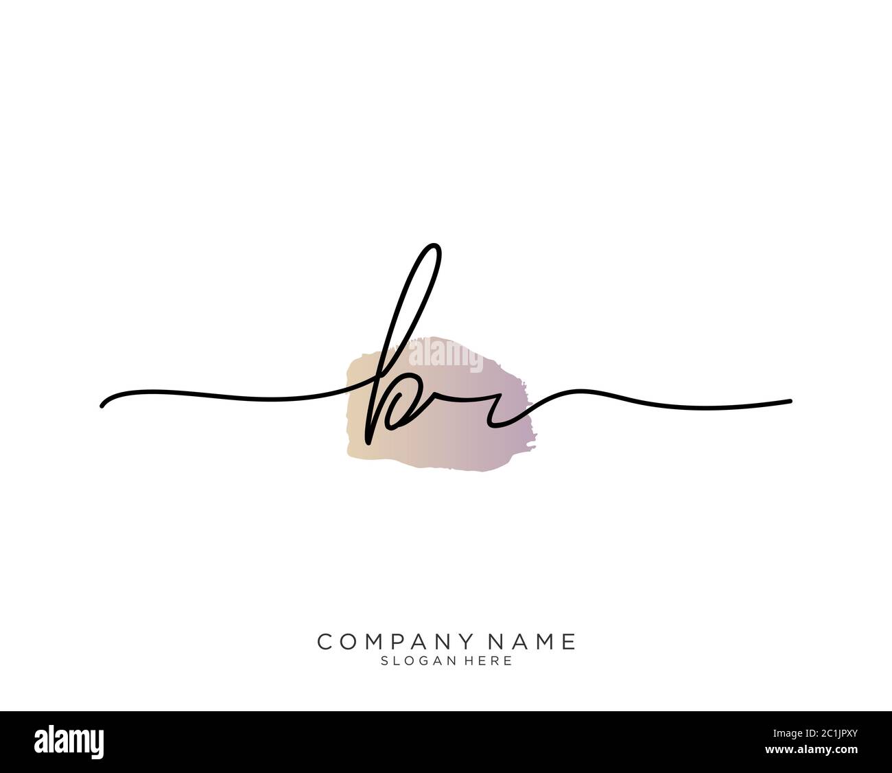 Initial letter br Stock Vector Images - Alamy