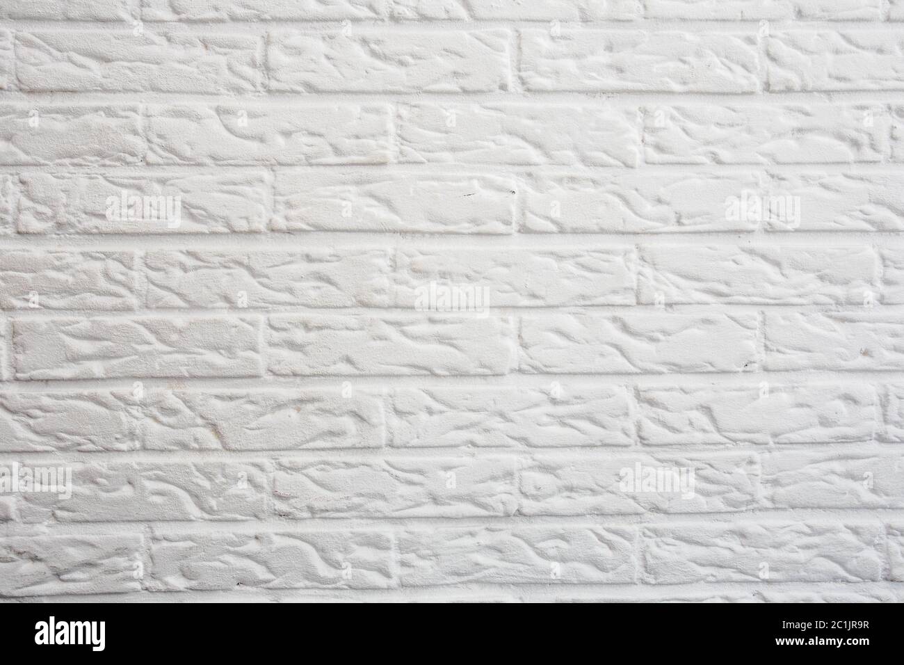 ceramic white brick tile wall modern design background texture Stock ...