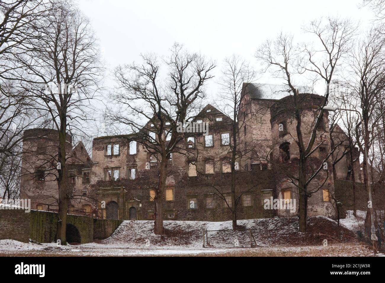 Swiny chateau in Poland Stock Photo - Alamy