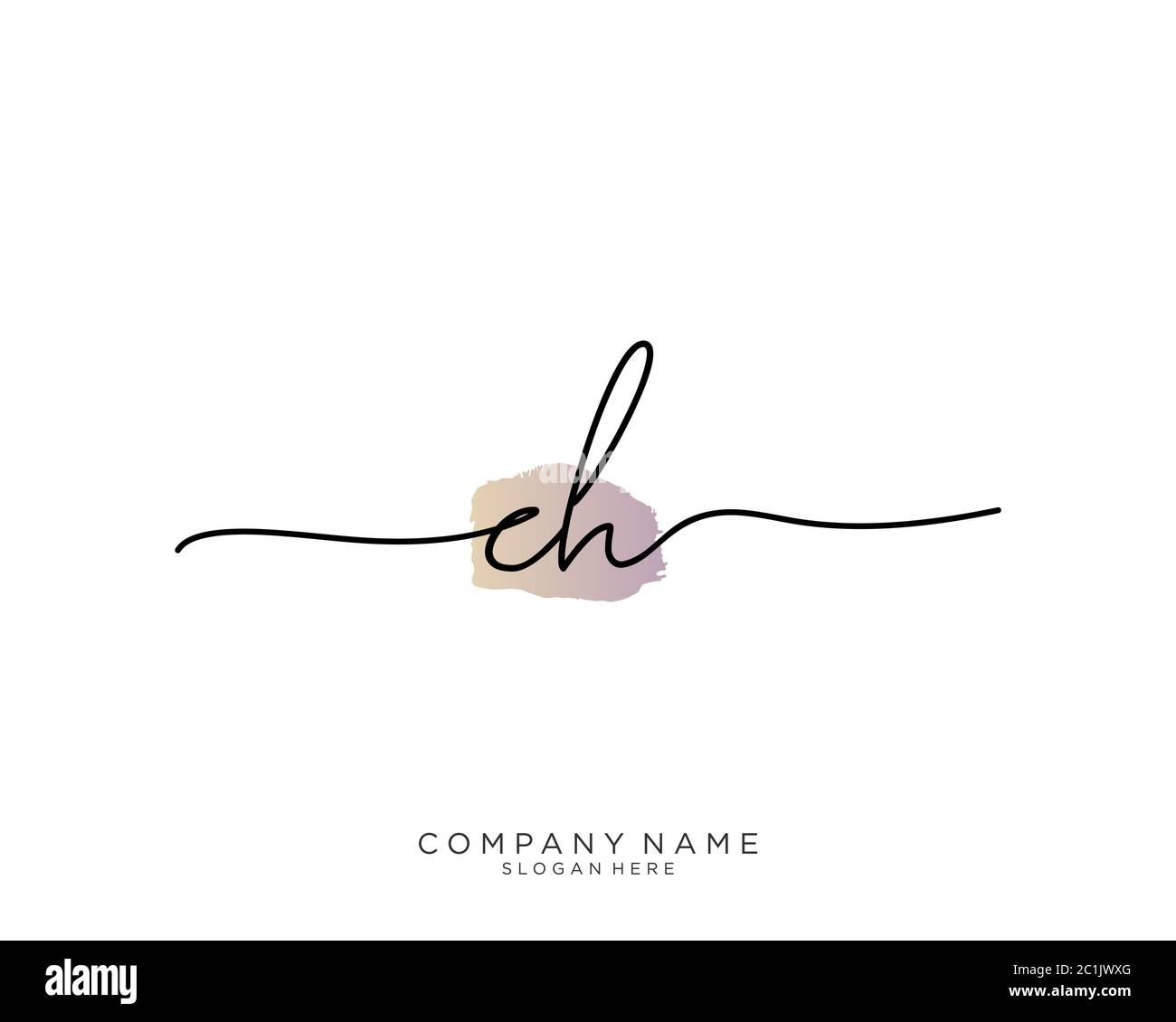 Ch initials logo Stock Vector Images - Alamy