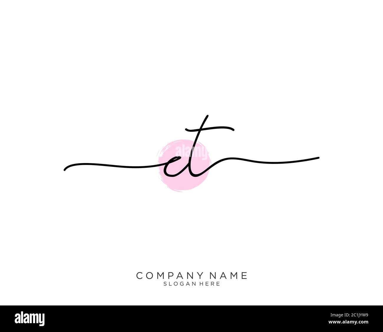 Ct Initials Logo High Resolution Stock Photography and Images - Alamy