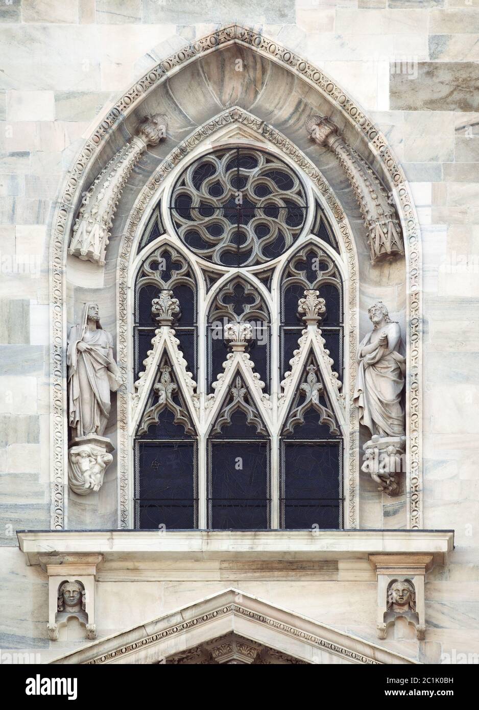 Milan Cathedral Window High Resolution Stock Photography and Images - Alamy