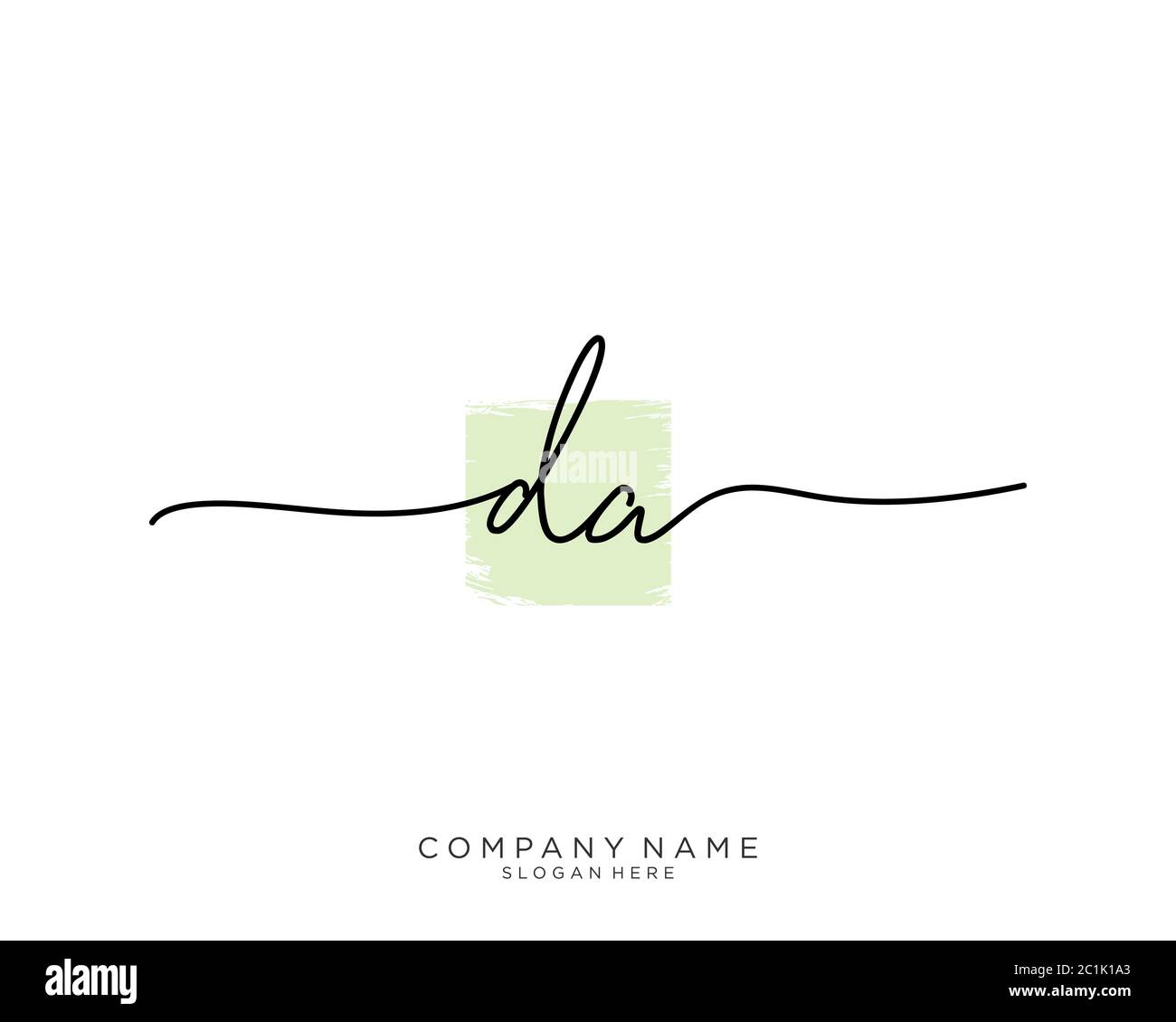 Da initials logo Cut Out Stock Images & Pictures - Alamy