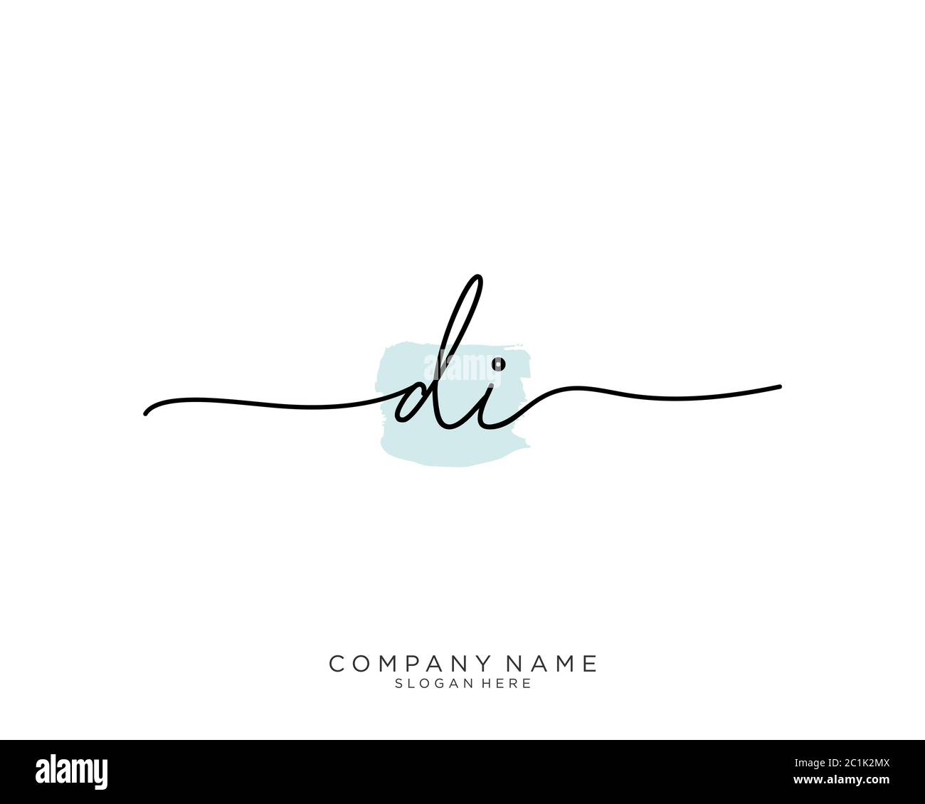 Letter di logo vector vectors hi-res stock photography and images - Alamy