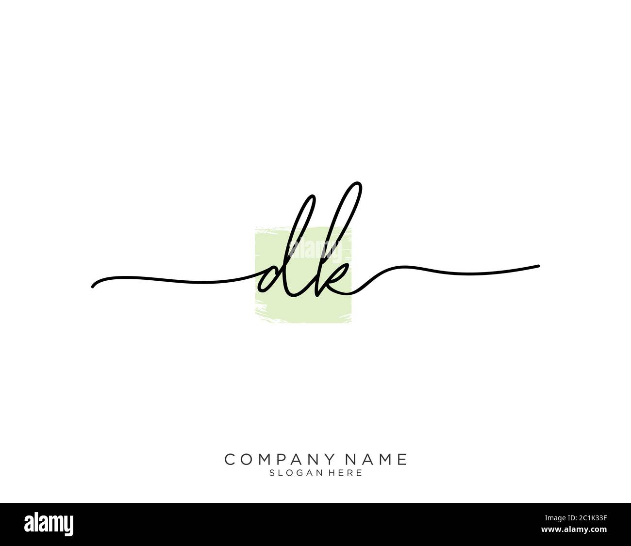 Dk letter logo Cut Out Stock Images & Pictures - Alamy
