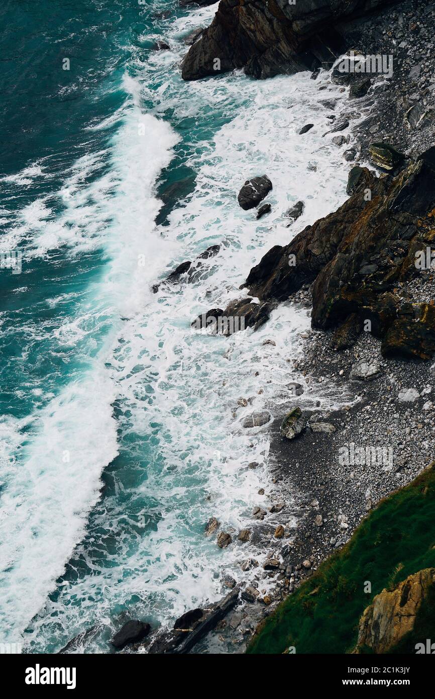 rock in the sea Stock Photo - Alamy