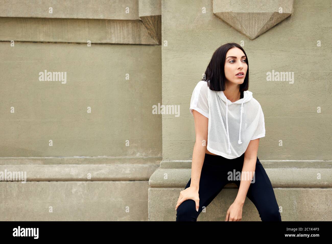 Resting against wall hi-res stock photography and images - Alamy