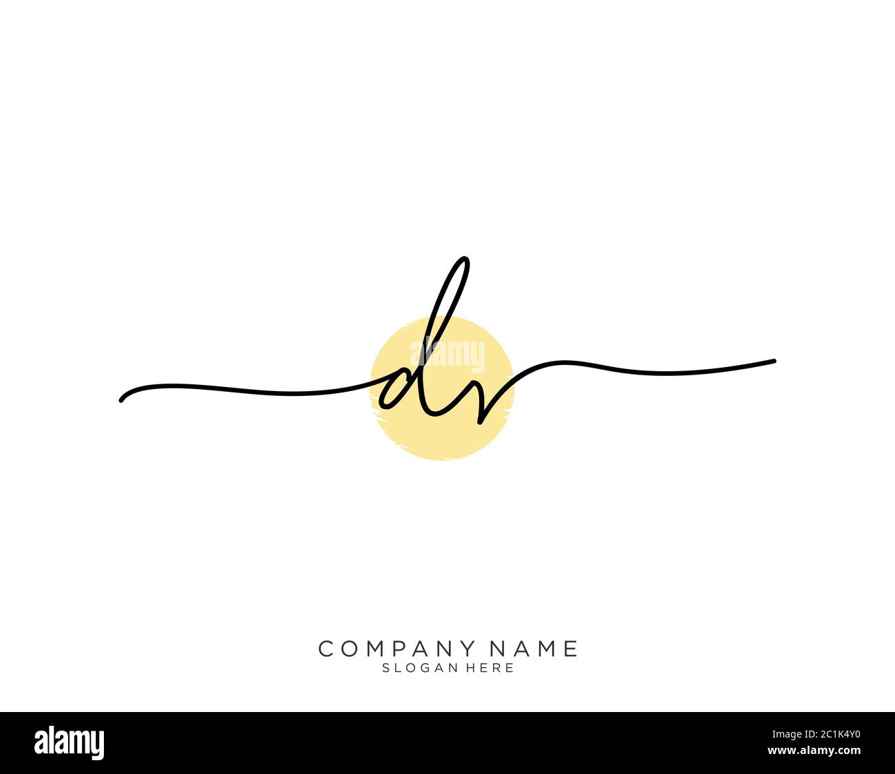 Dv letter logo hi-res stock photography and images - Alamy