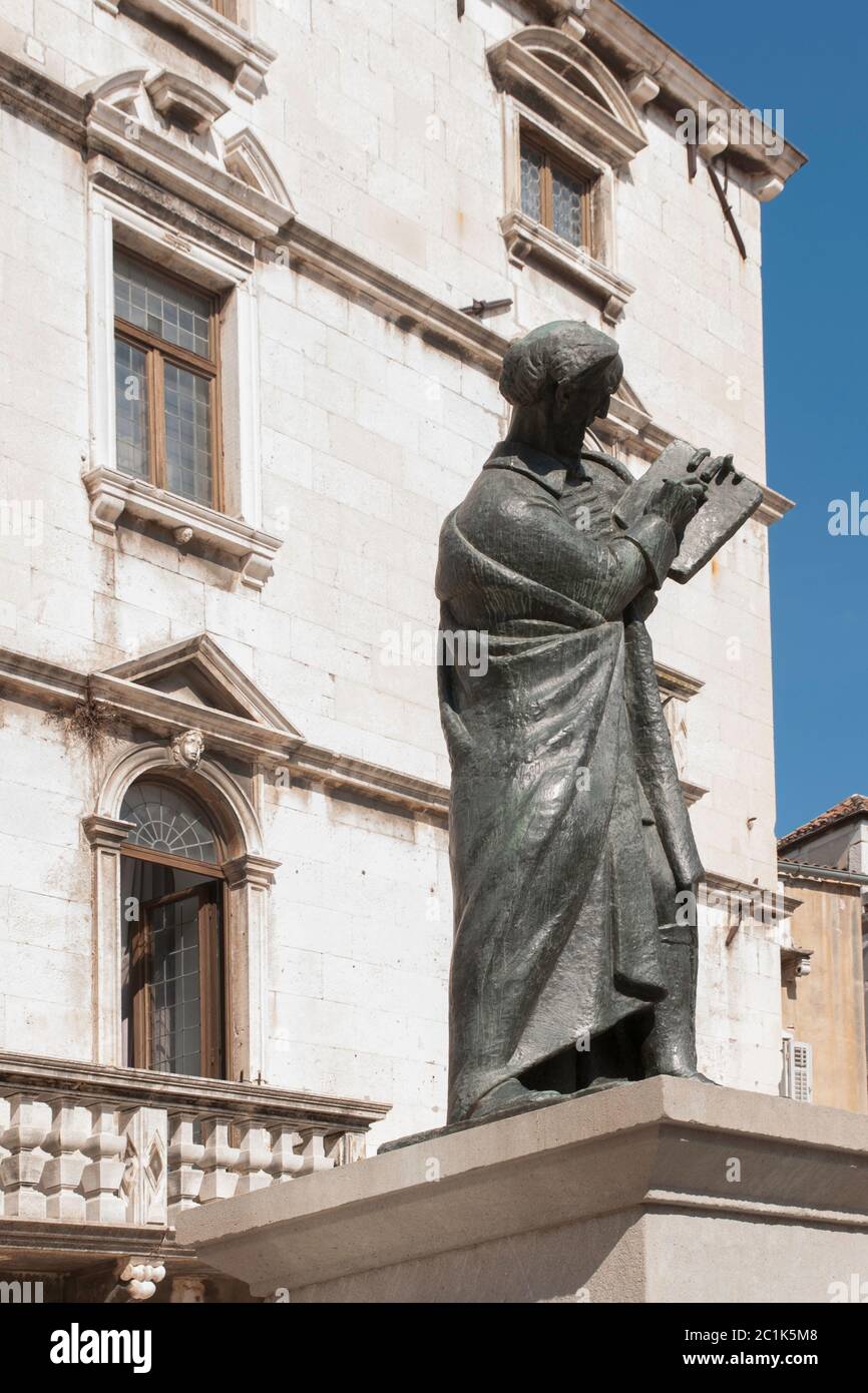 Marko Marulic-father of Croatian literature Stock Photo - Alamy