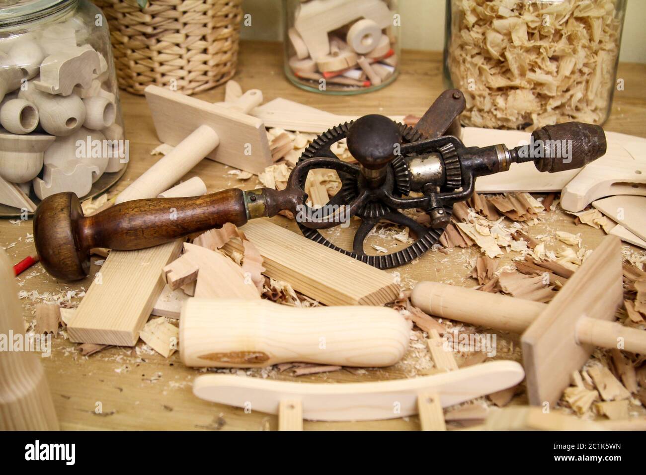 a Toy Workshop Stock Photo - Alamy