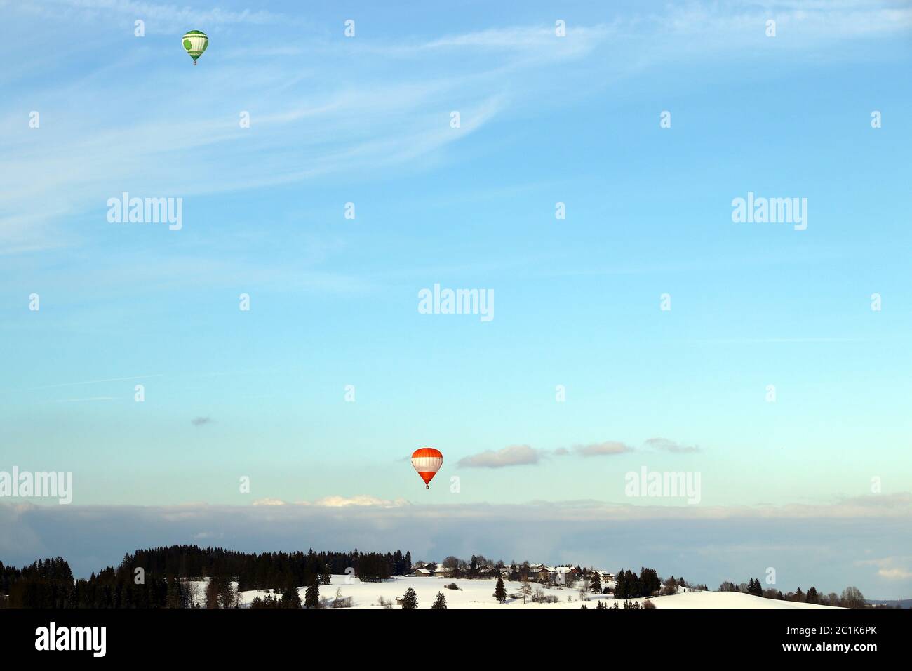 Two balloons floating hi-res stock photography and images - Alamy