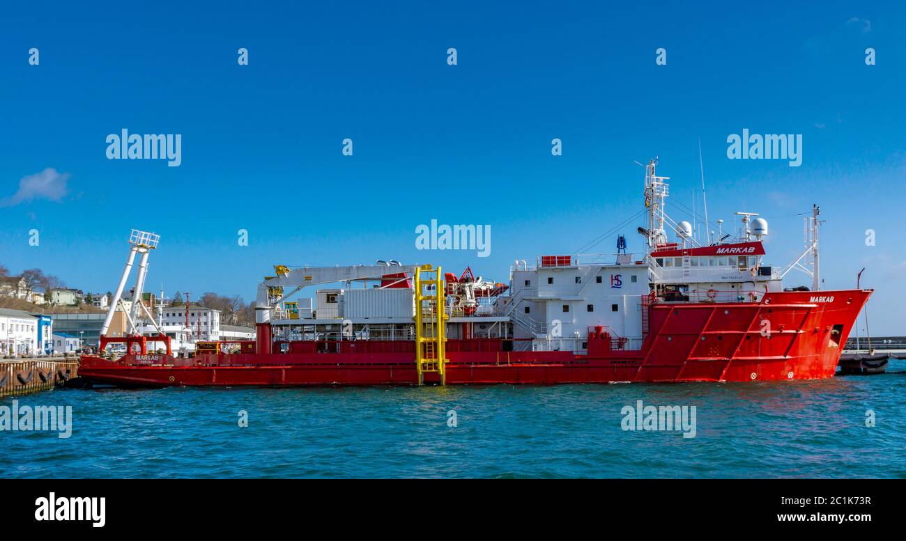 Supply vessel Markab Stock Photo - Alamy