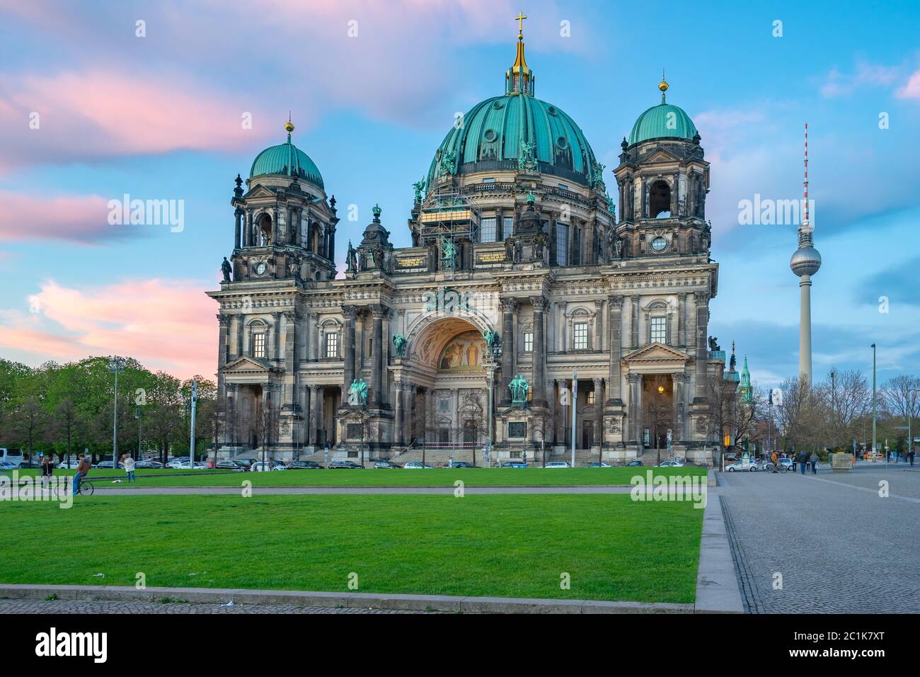 Berlin Cathedral with nice sky in Berlin city, Germany Stock Photo - Alamy