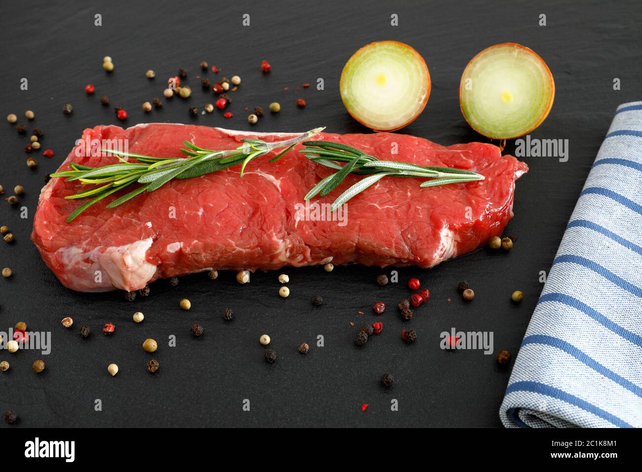 Raw beef steak grilled hi-res stock photography and images - Alamy