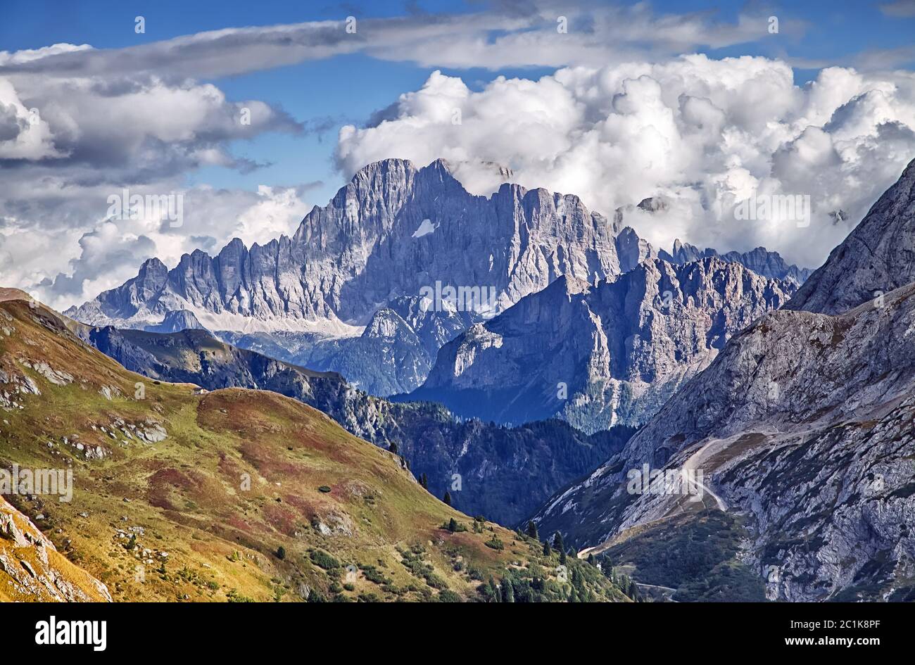 Marmolada mountain in dolomites hi-res stock photography and images - Alamy