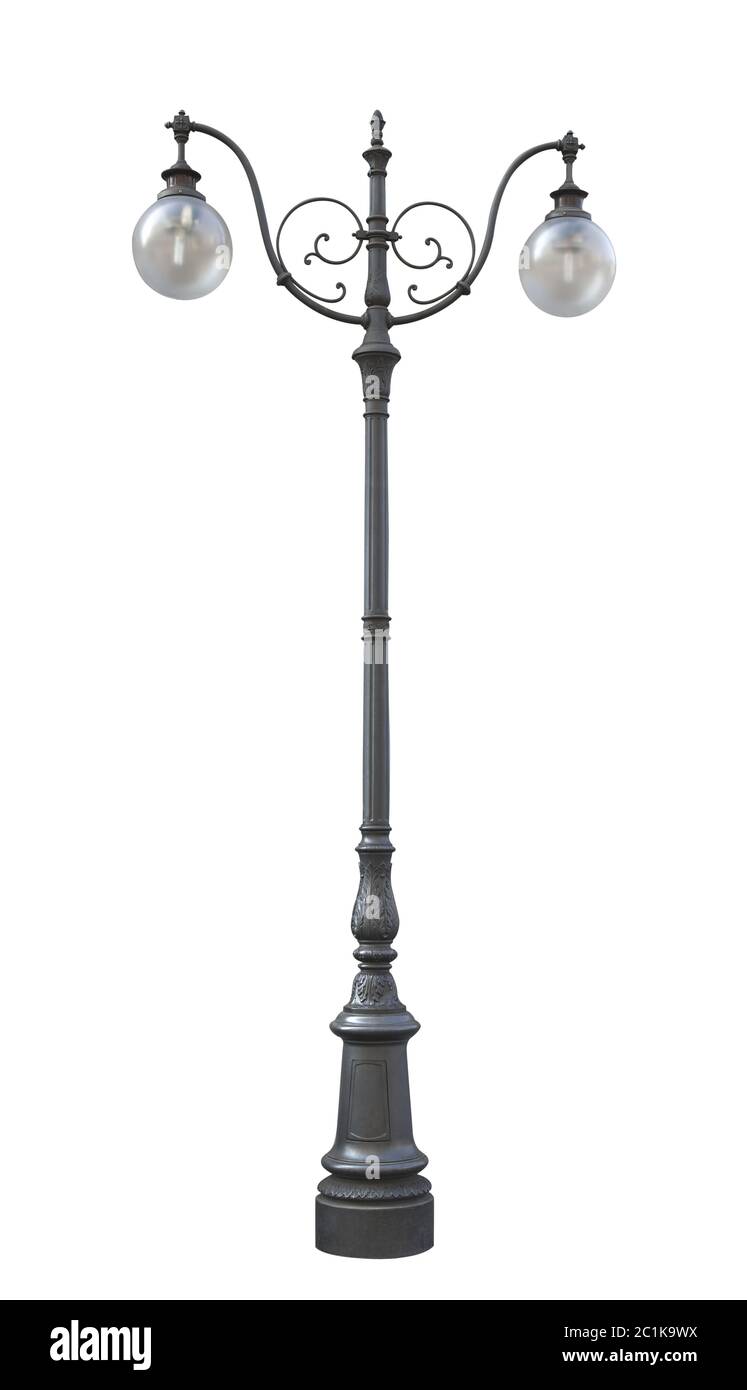 Street lighting column Cut Out Stock Images & Pictures - Alamy