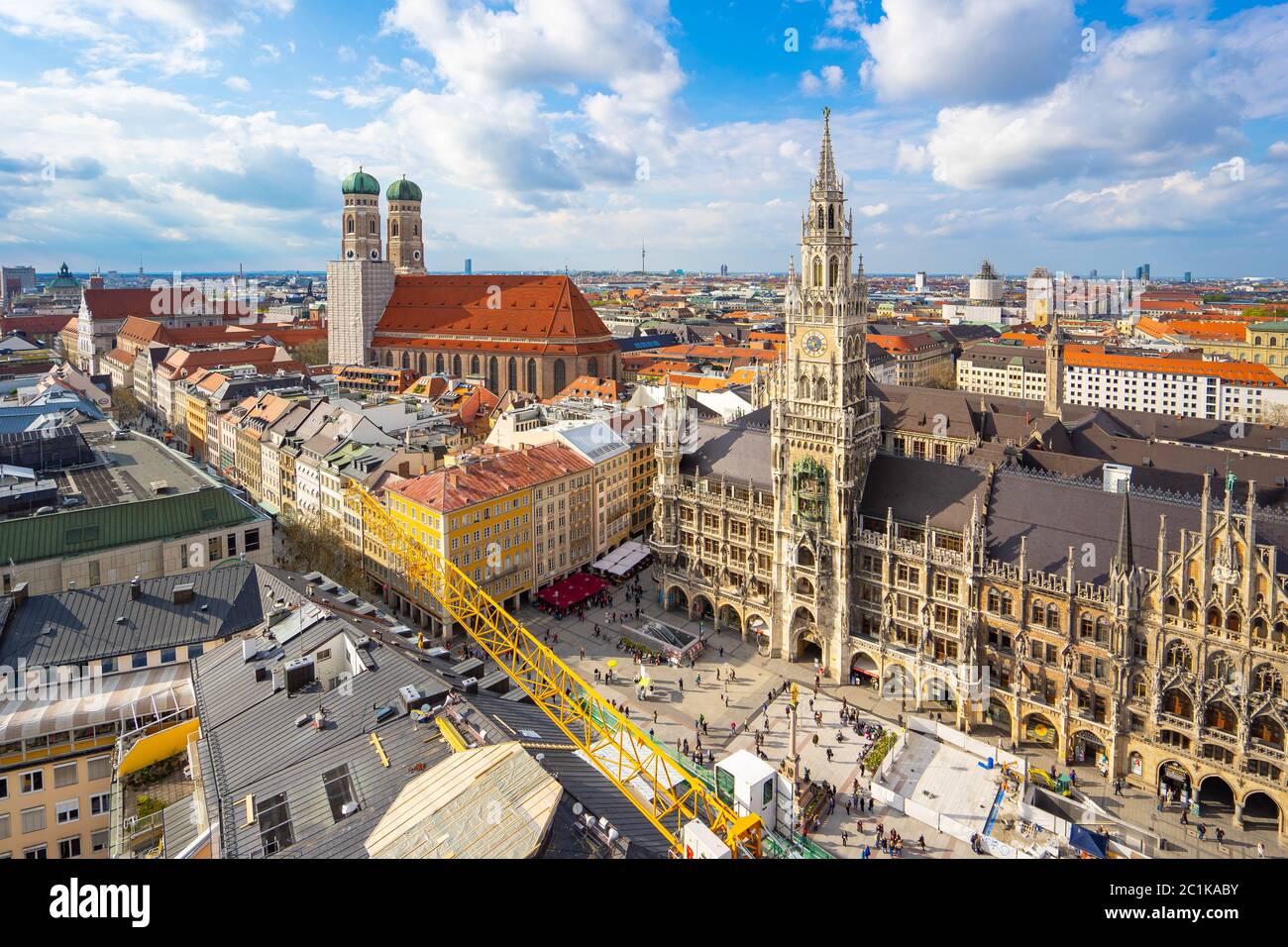 Old Town of Munich cityscape skyline in Germany Stock Photo - Alamy