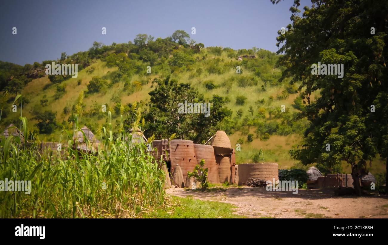 Traditional Tammari people village of Tamberma at Koutammakou, the Land ...