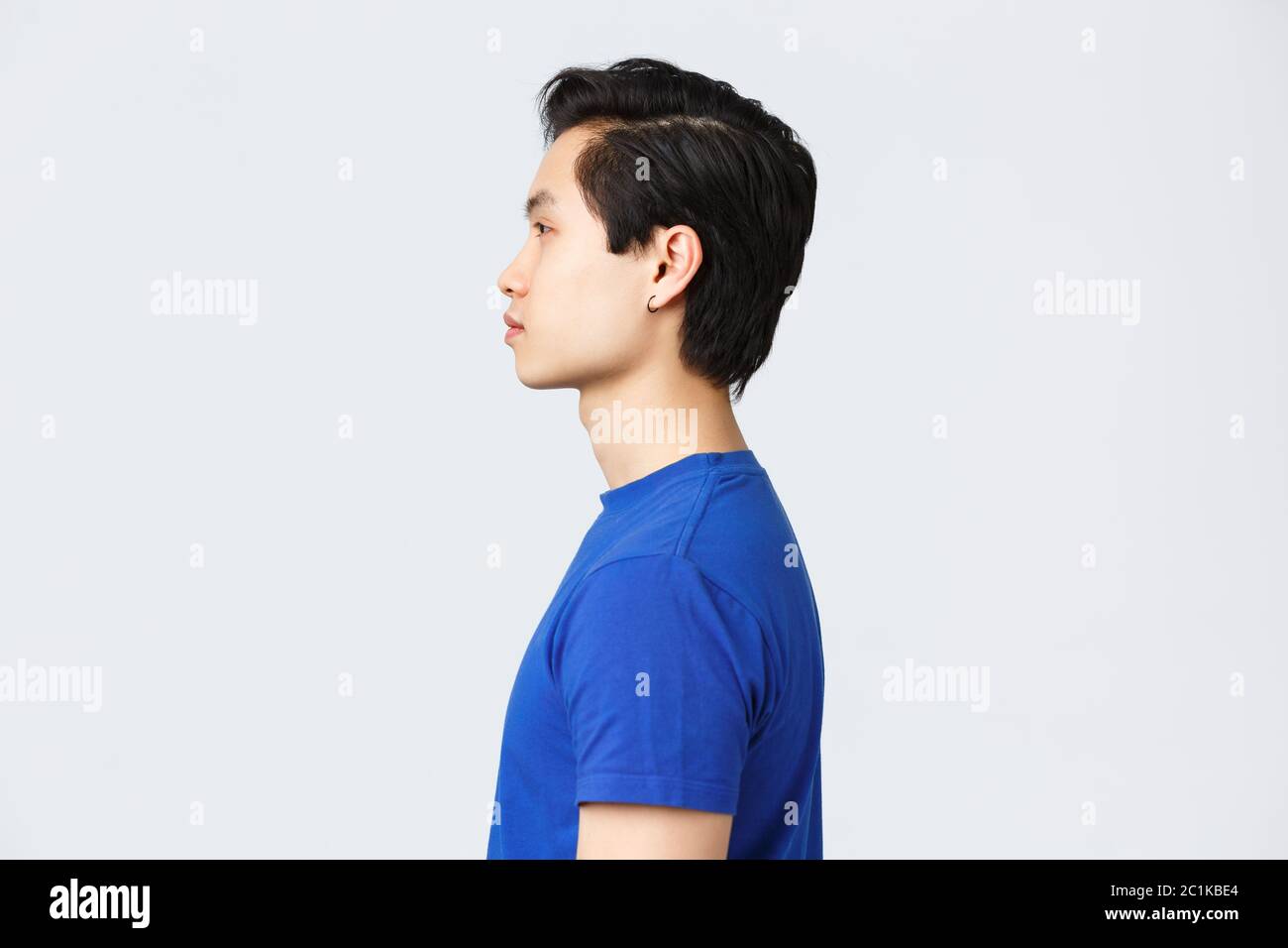 Handsome asian guy profile hi-res stock photography and images - Alamy