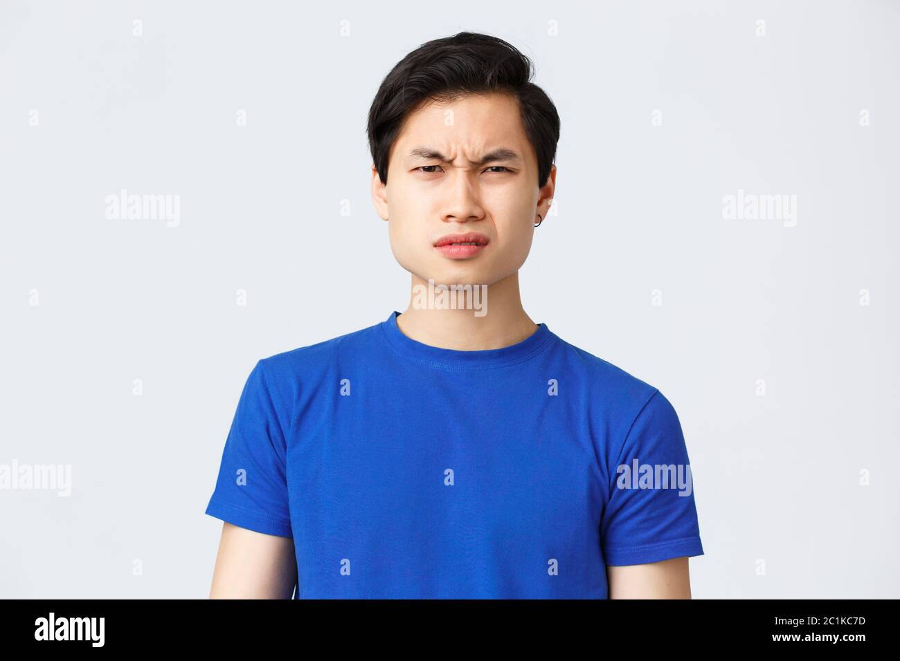 Lifestyle, people emotions and beauty concept. Wtf going on. Frustrated ...