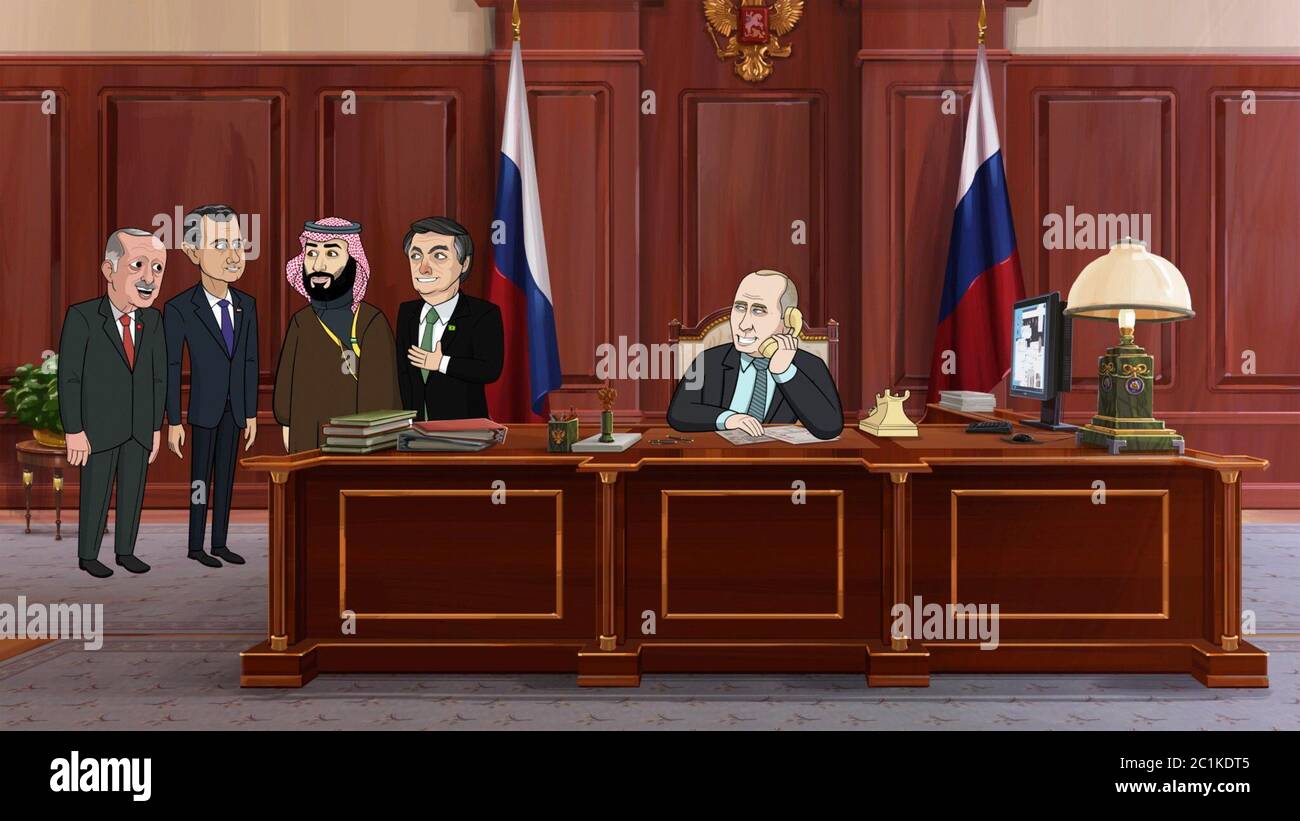 OUR CARTOON PRESIDENT, from left: Turkish President Recep Tayyip ...