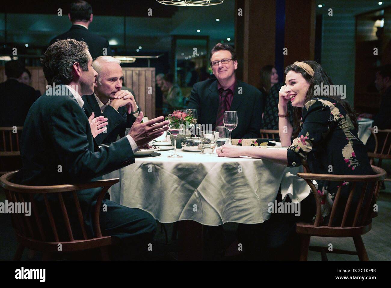 QUIZ, from left: Elliot Levey, Mark Bonnar as Paul Smith, Risteard ...