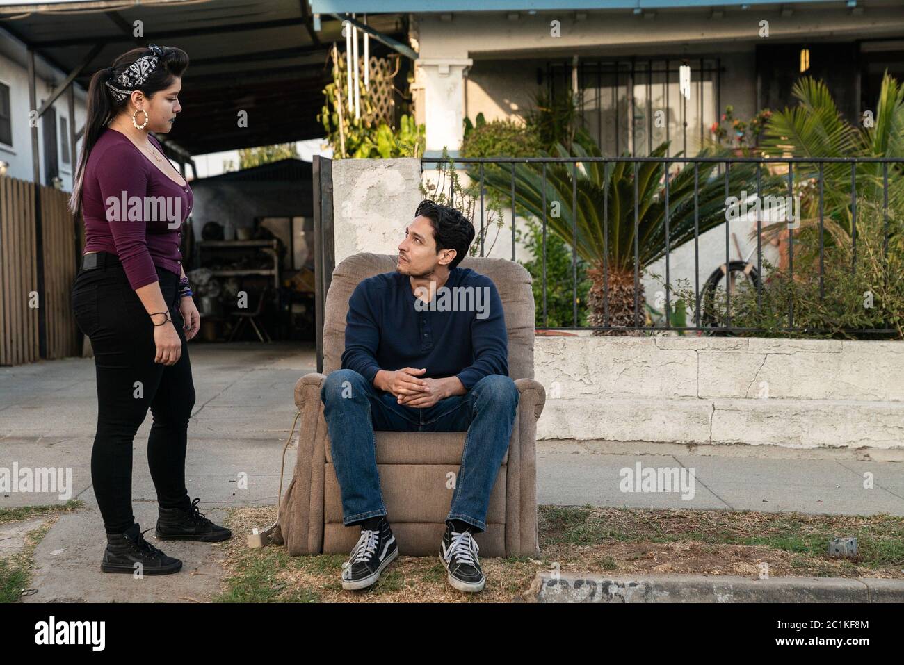VIDA, from left: Chelsea Rendon, Carlos Miranda, (Season 3, ep. 306 ...